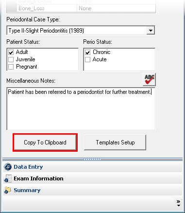 Creating Perio Exam Notes in a Snap | Dentrix Canada
