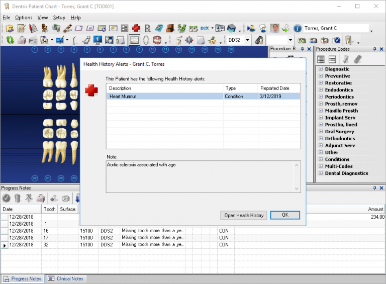 Pop-Up Medical Alerts – New in Dentrix G7.1 | Dentrix Canada