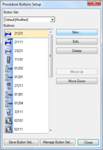 Customizing Procedure Button Sets in the Patient Chart | Dentrix Canada