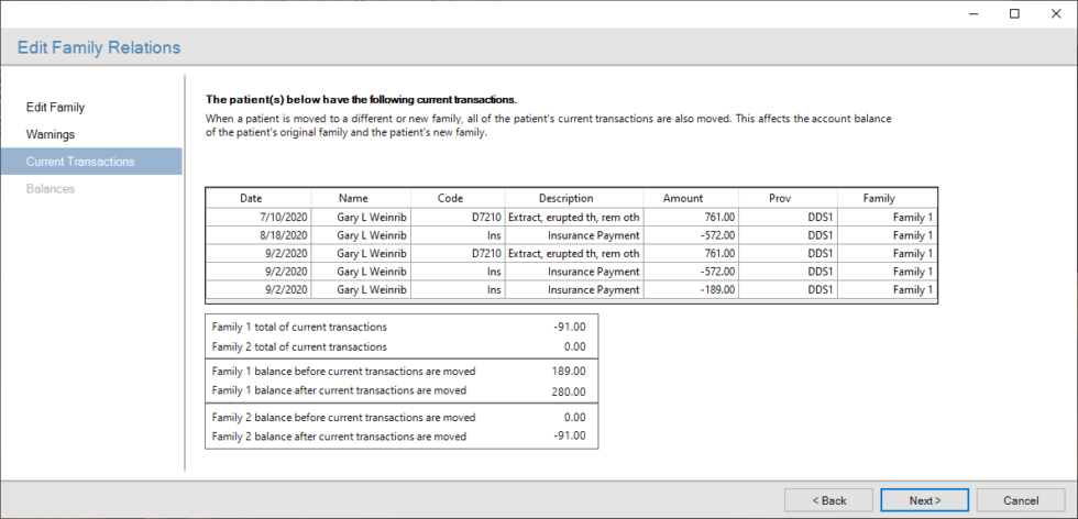 Keeping Up with Family Changes in Dentrix | Dentrix Canada